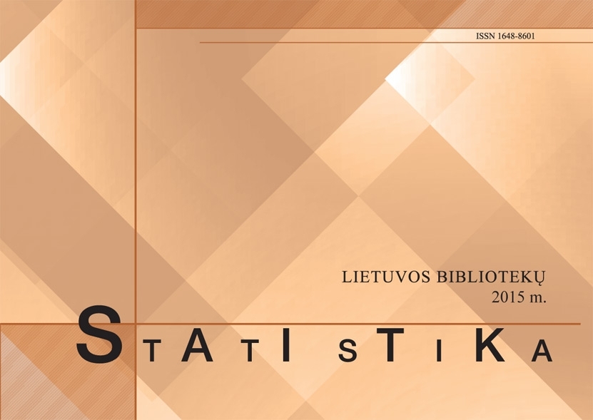 Pasirodė naujas leidinys „Lietuvos bibliotekų 2015 m. statistika ... Pasirodė naujas leidinys „Lietuvos bibliotekų 2015 m. statistika ...